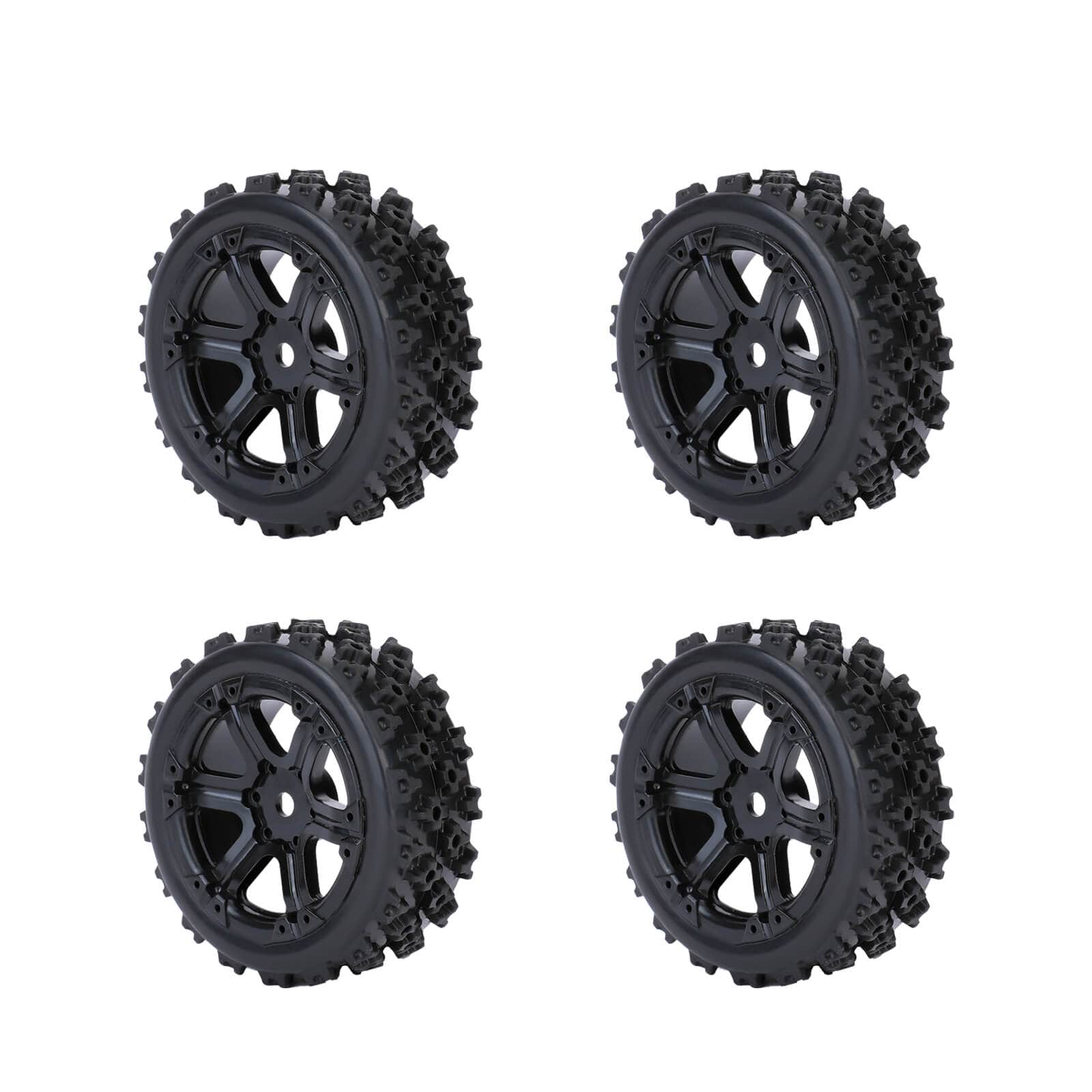 RCAWD Arrma 1/18 GROM Wheel Tires Set GRANITE Glued Nylon