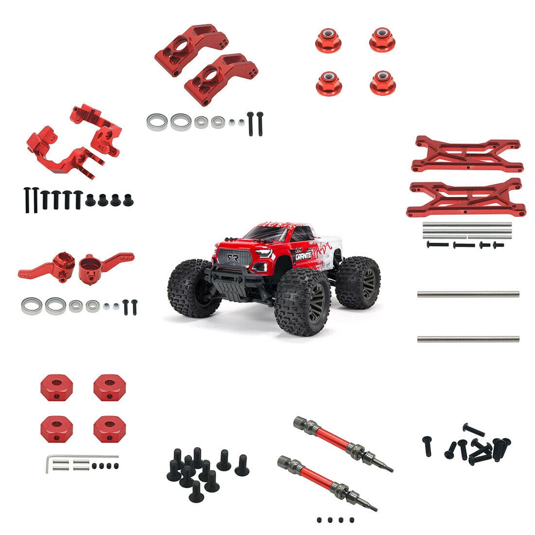 RCAWD Full Series Arrma 3S Upgrade Parts for GRANITE SENTON Vorteks Bi