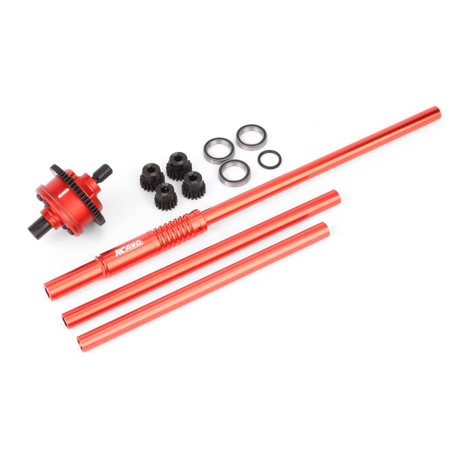 RCAWD ARRMA 4S Center Differential Assembly Set With Driveshaft Motor