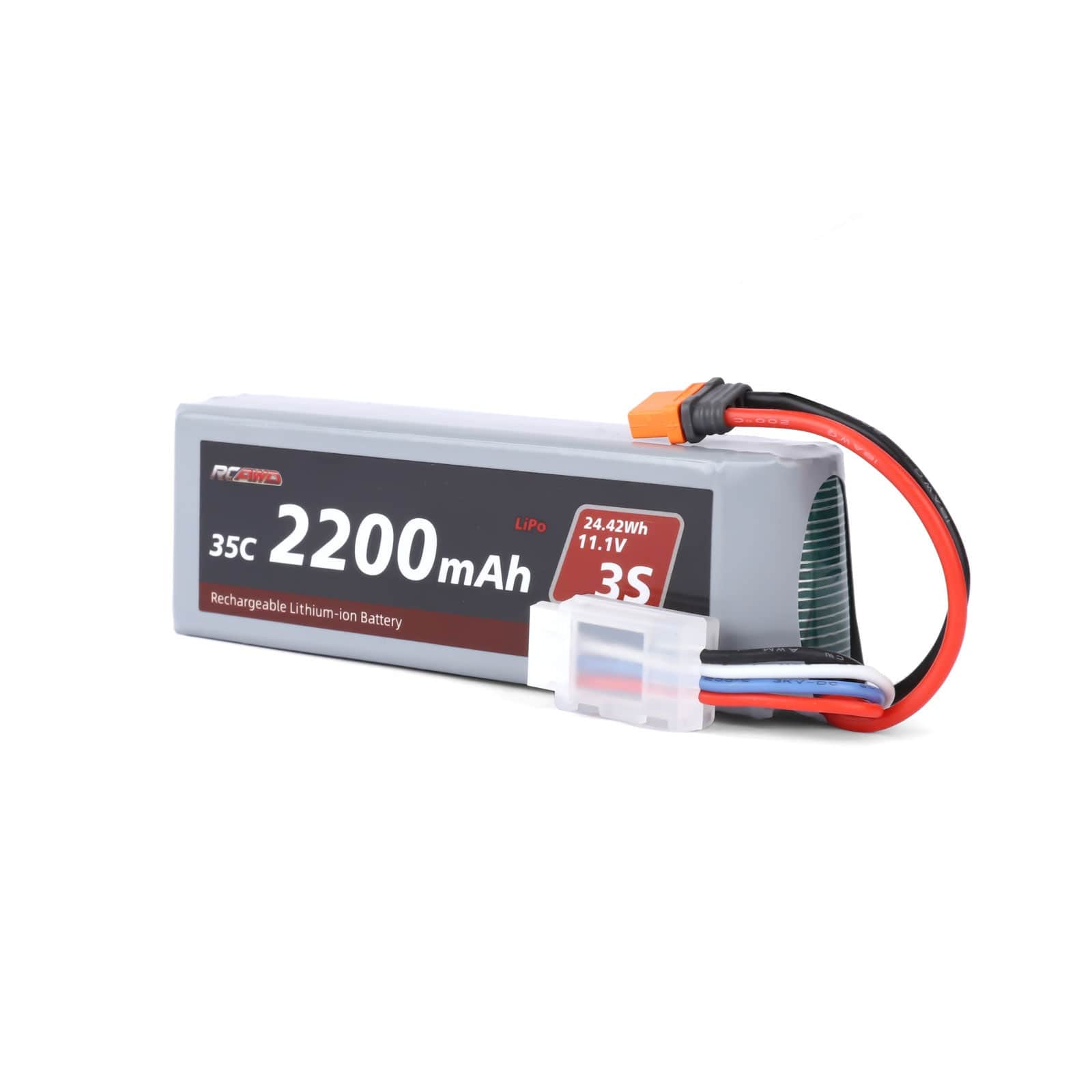 RCAWD Arrma Grom 3S 11.1V 2200mAh Battery Set for Arrma Grom BLX Serise