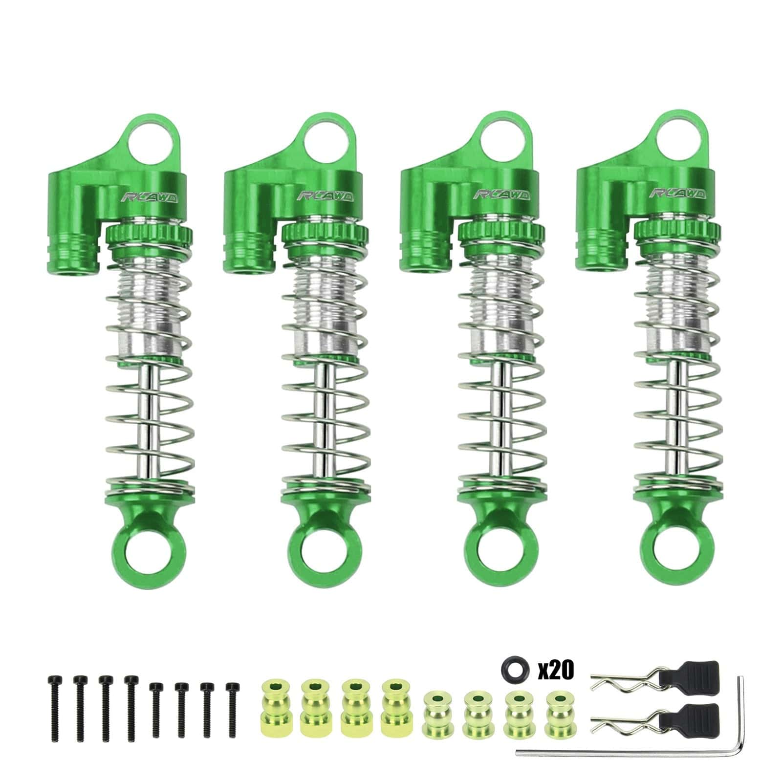 RCAWD Axial SCX24 Oil Filled Type Shock Absorber Upgrade Parts - RCAWD