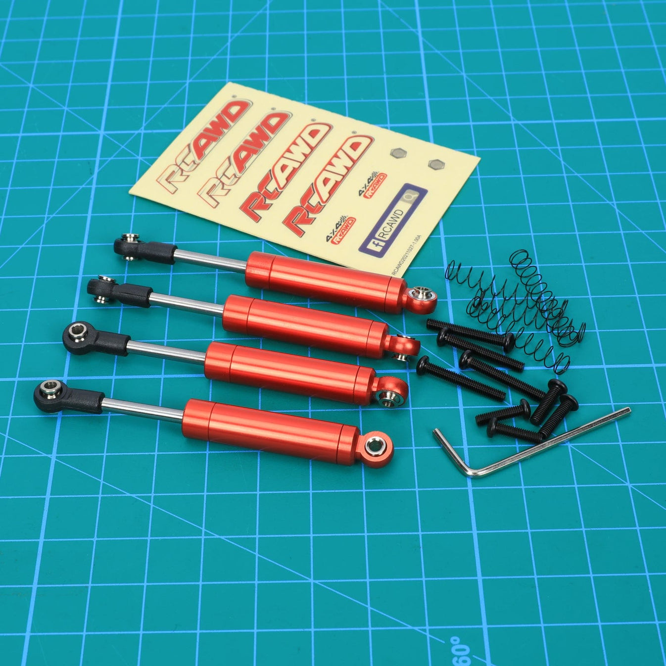 RCAWD Axial UTB18 83mm Scale Shocks oil filled type AXI213000 - Axial ...