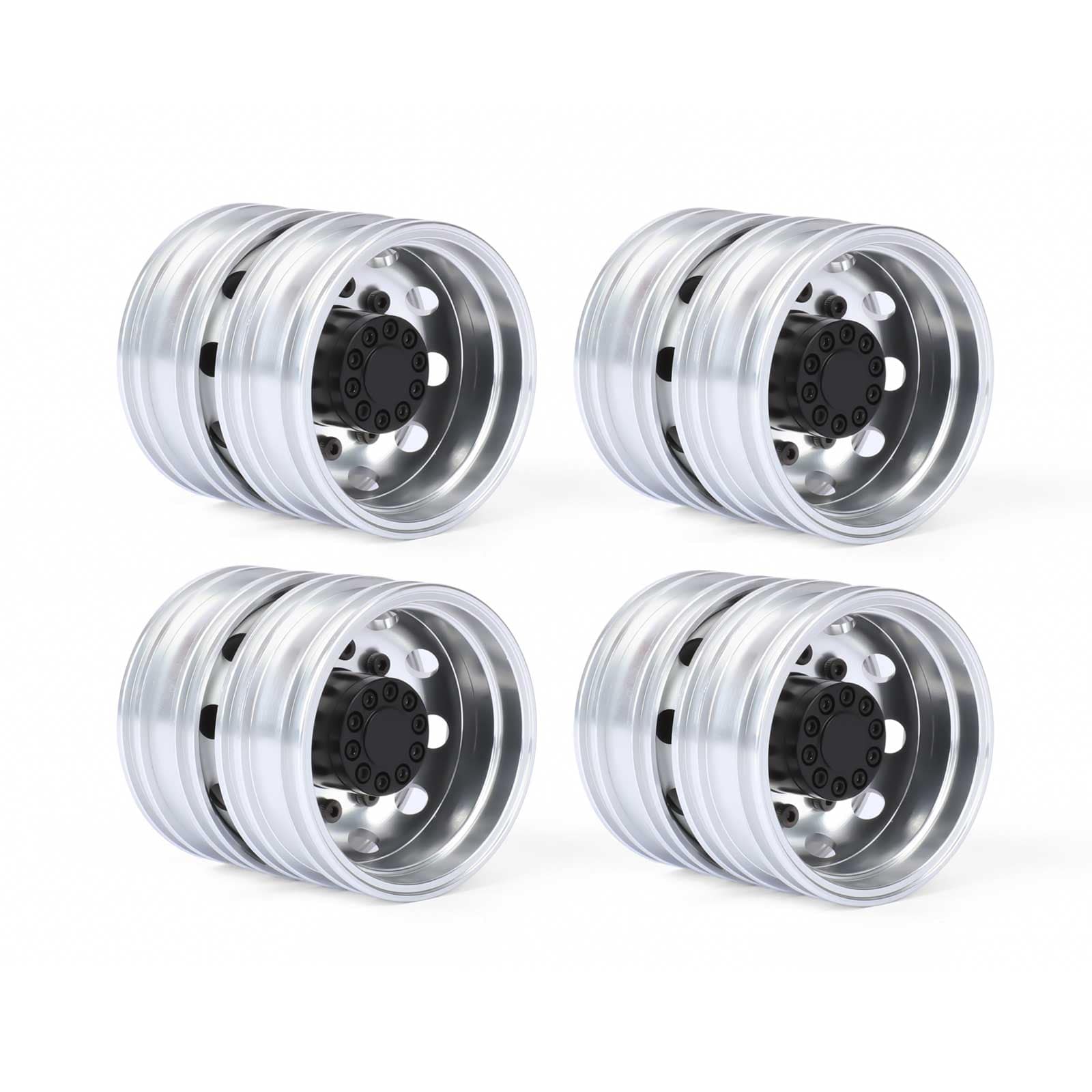 RCAWD Tamiya Tractor Truck Rear Wheel Rims 4PCS