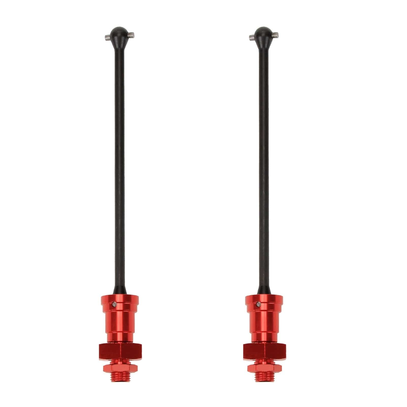 RCAWD X-Maxx Steel DriveShaft Set With Stub Axle Hub Hex Nut