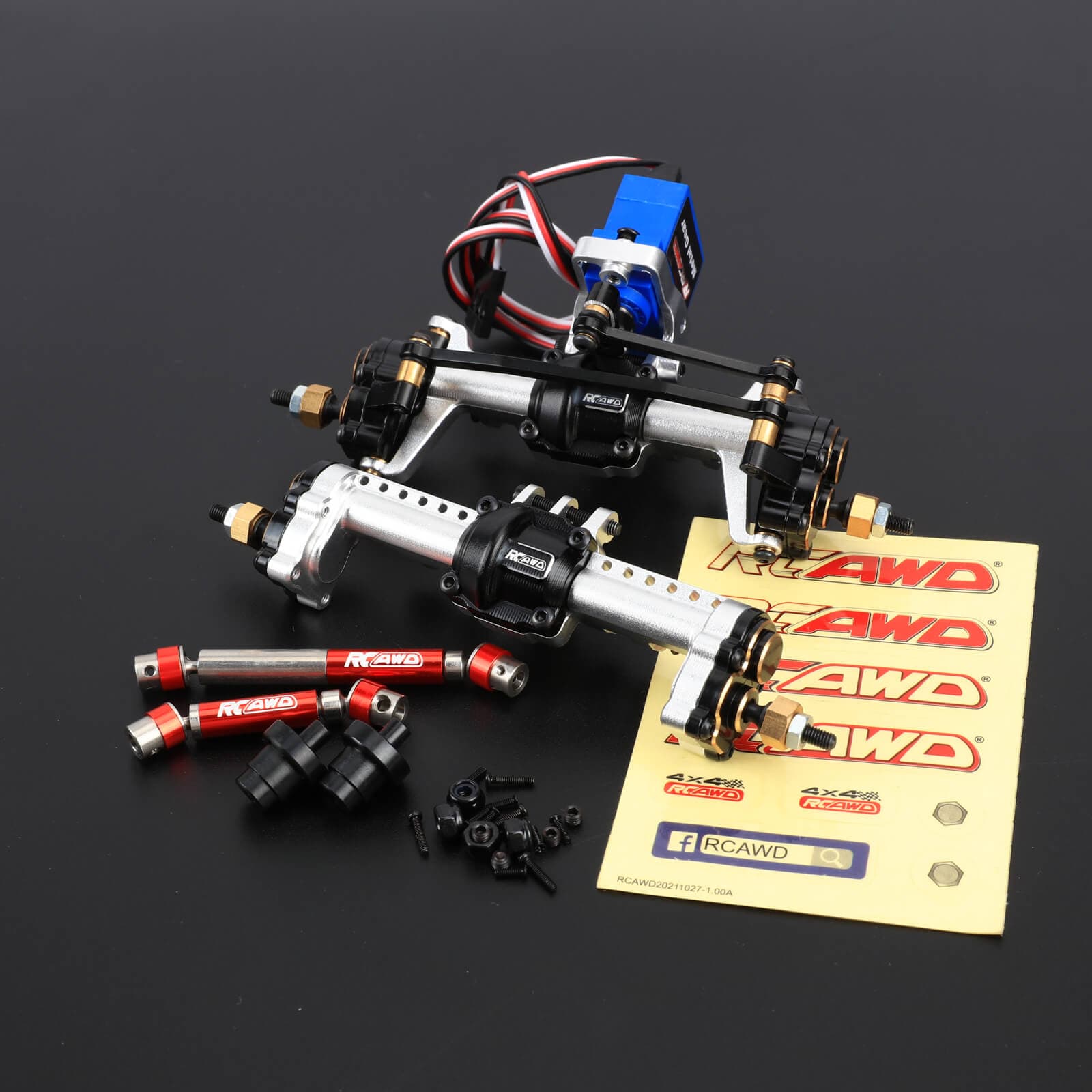 RCAWD Trx4m Upgrades Differential Portal Axles Complete Set