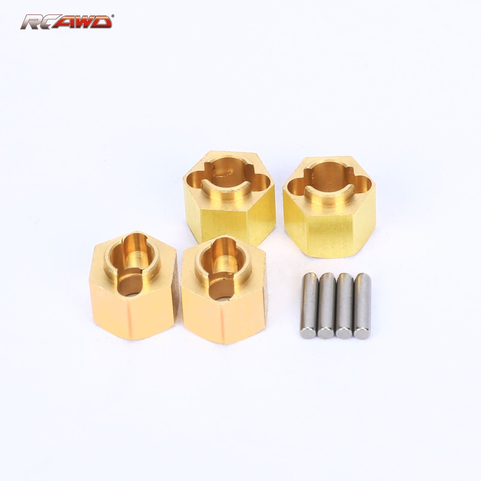 RCAWD Trx4m 7mm Brass Wheel Hex-1/18 Traxxas Trx4m upgrade parts